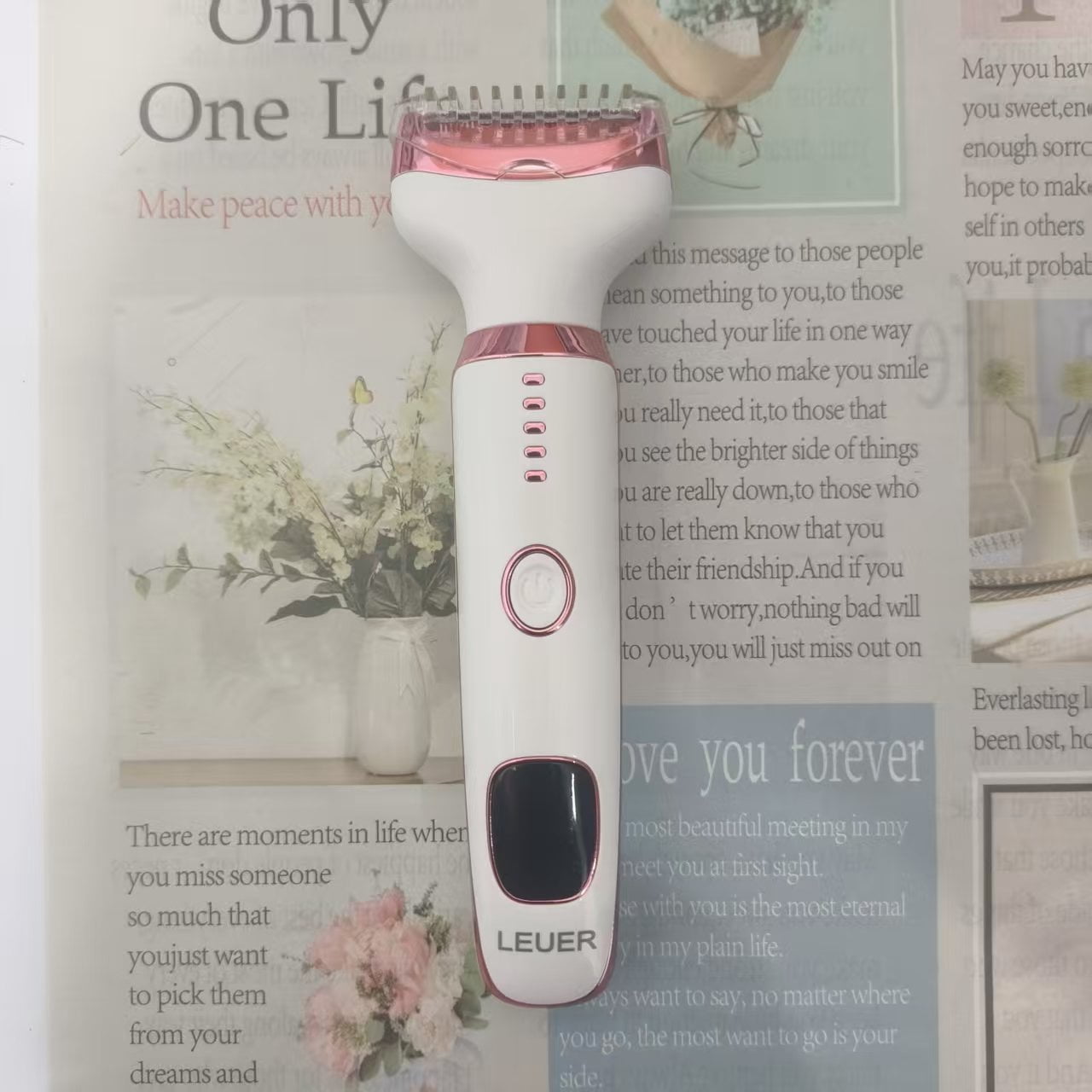 LEUER Electric Razors for Women, 5 in 1 Painless Ladies Wet & Dry Body ...