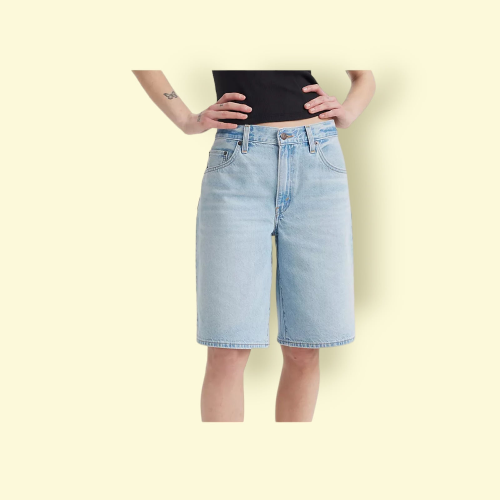 LEVI'S BAGGY DAD JORTS - Walmart.com