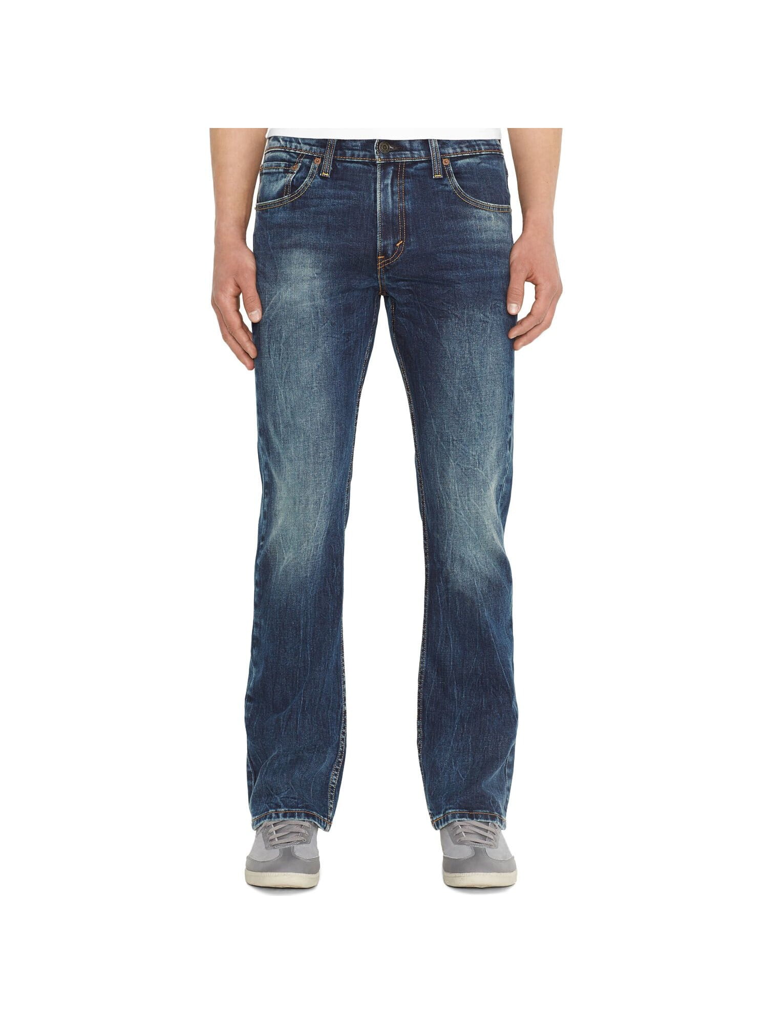 LEVI'S Mens Blue Bootcut Fit Denim Jeans W29/ L30 - Walmart.com