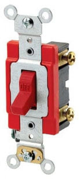 Leviton 1221-2R 20A 120/277V Toggle 1-Pole AC Quiet Switch Spec Grade ...