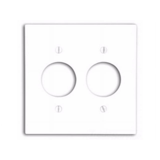 LEVITON 88052 2G White SGL Receptacle PLATE - Walmart.com
