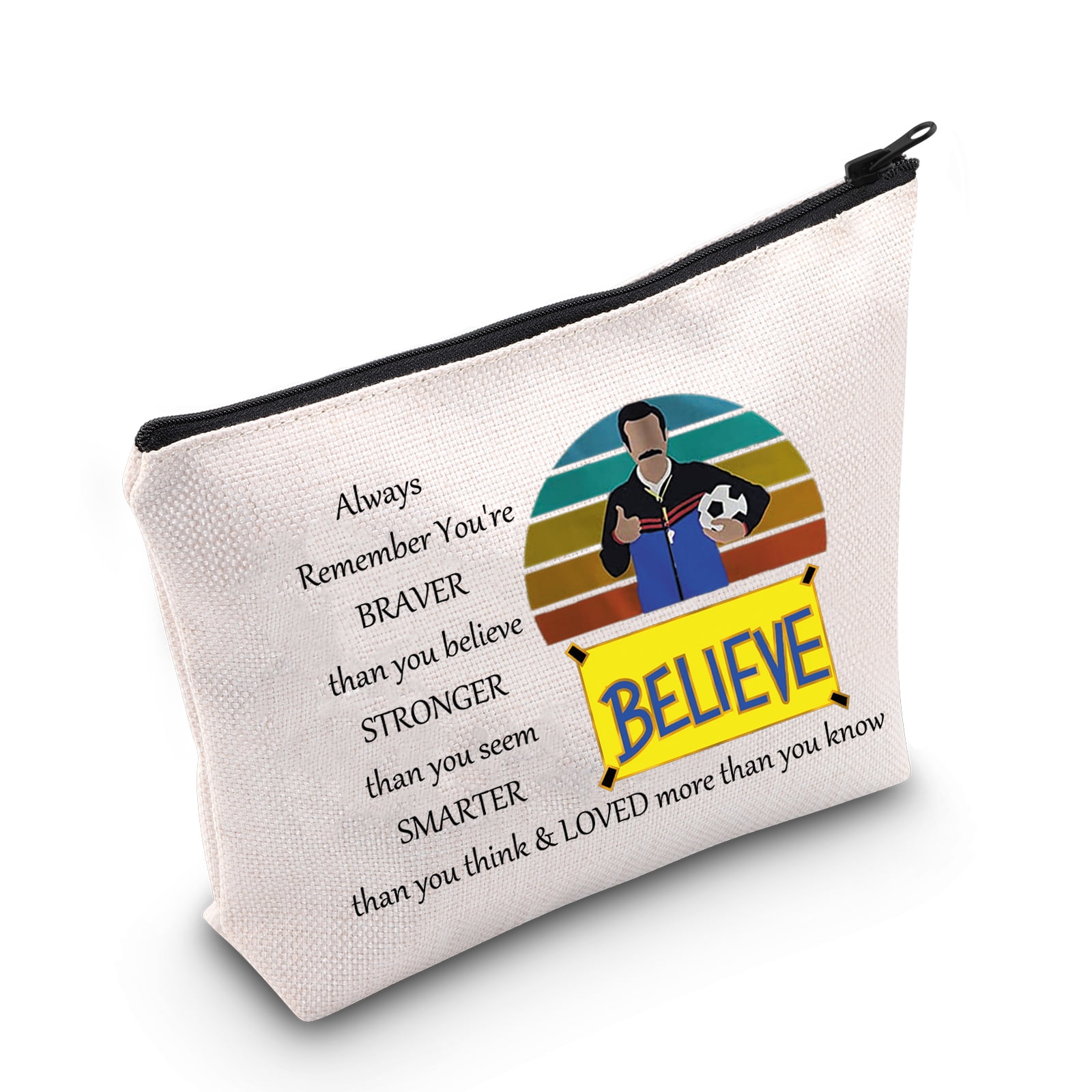 LEVLO Believe Ted Fans Cosmetic Make Up Bag Ted TV Show Inspired Gift ...