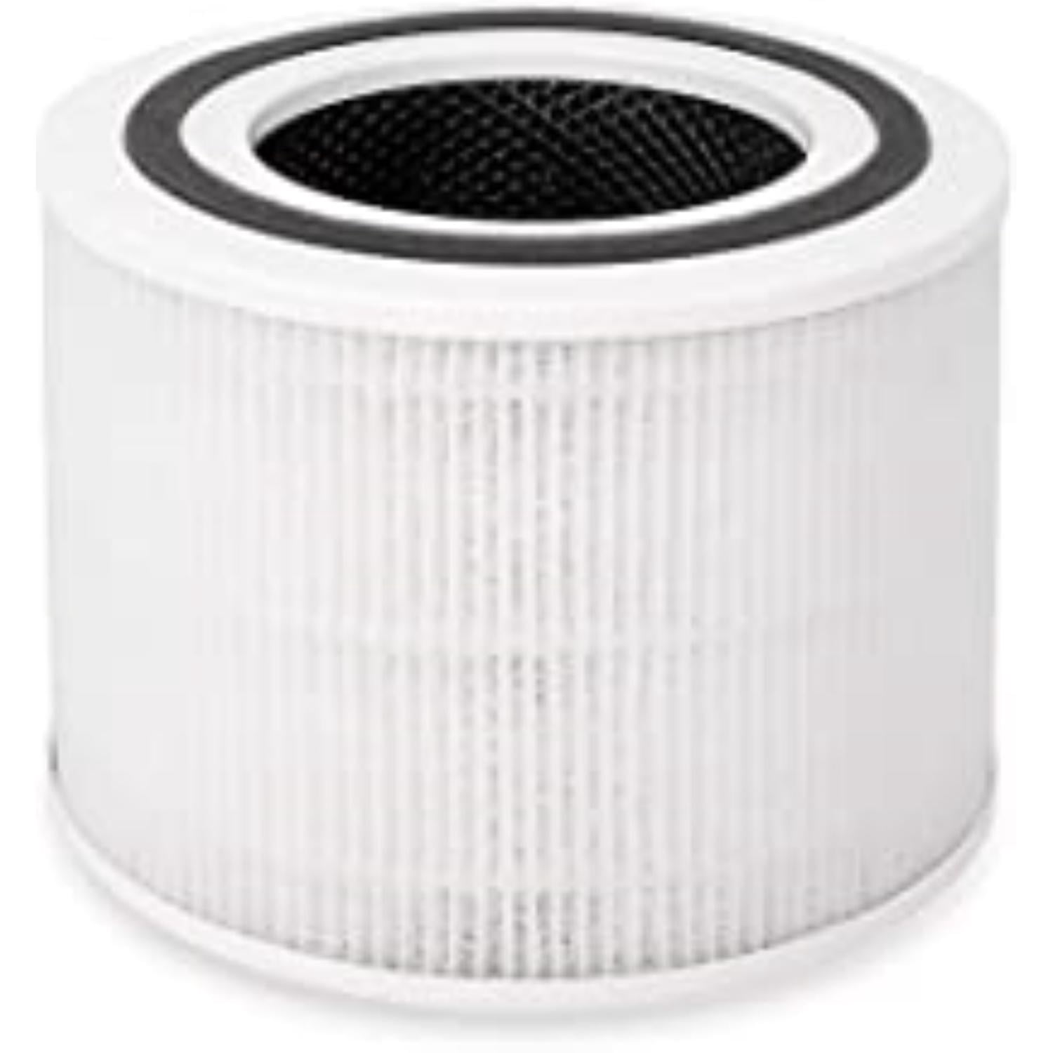 Levoit Core P350-P-RF 6.22 in H x 7.76 in W Round Air Purifier Filter 1 ...