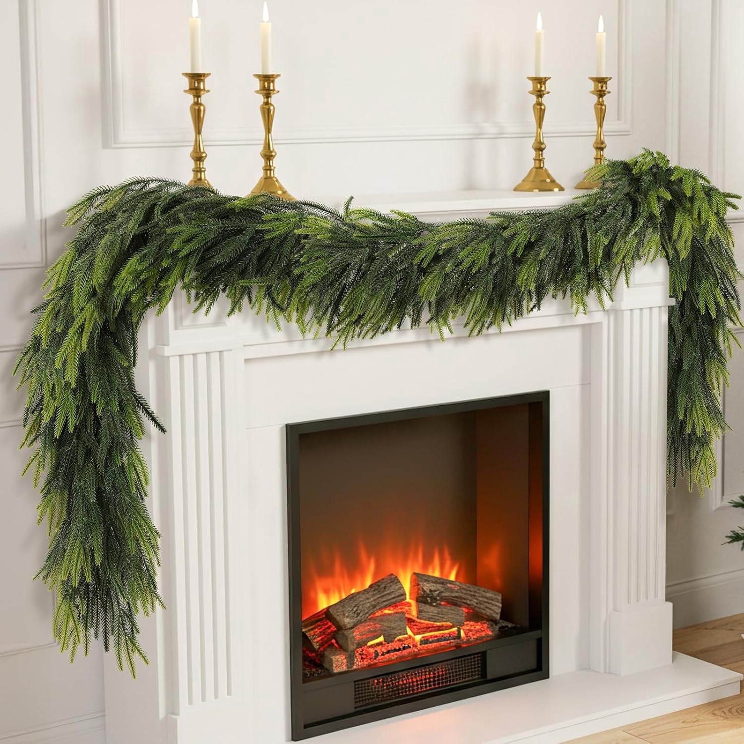 Real Touch Norfolk Pine Garland