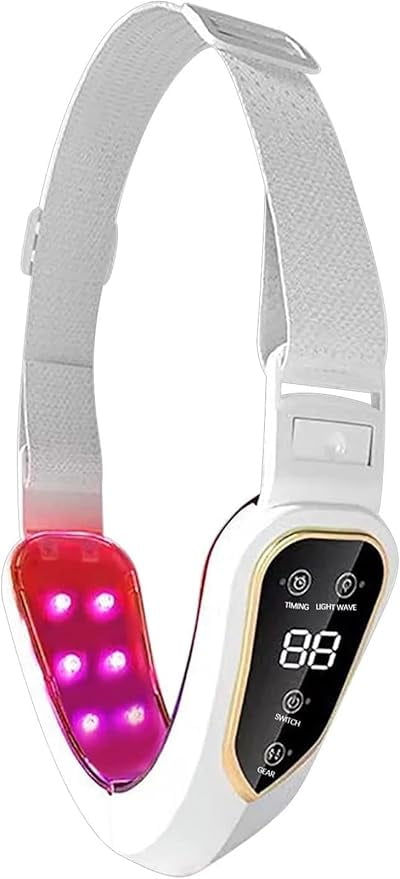 LEWIJO Electric Double Chin Reducer - 12-Strength V-Face Shaping Belt ...