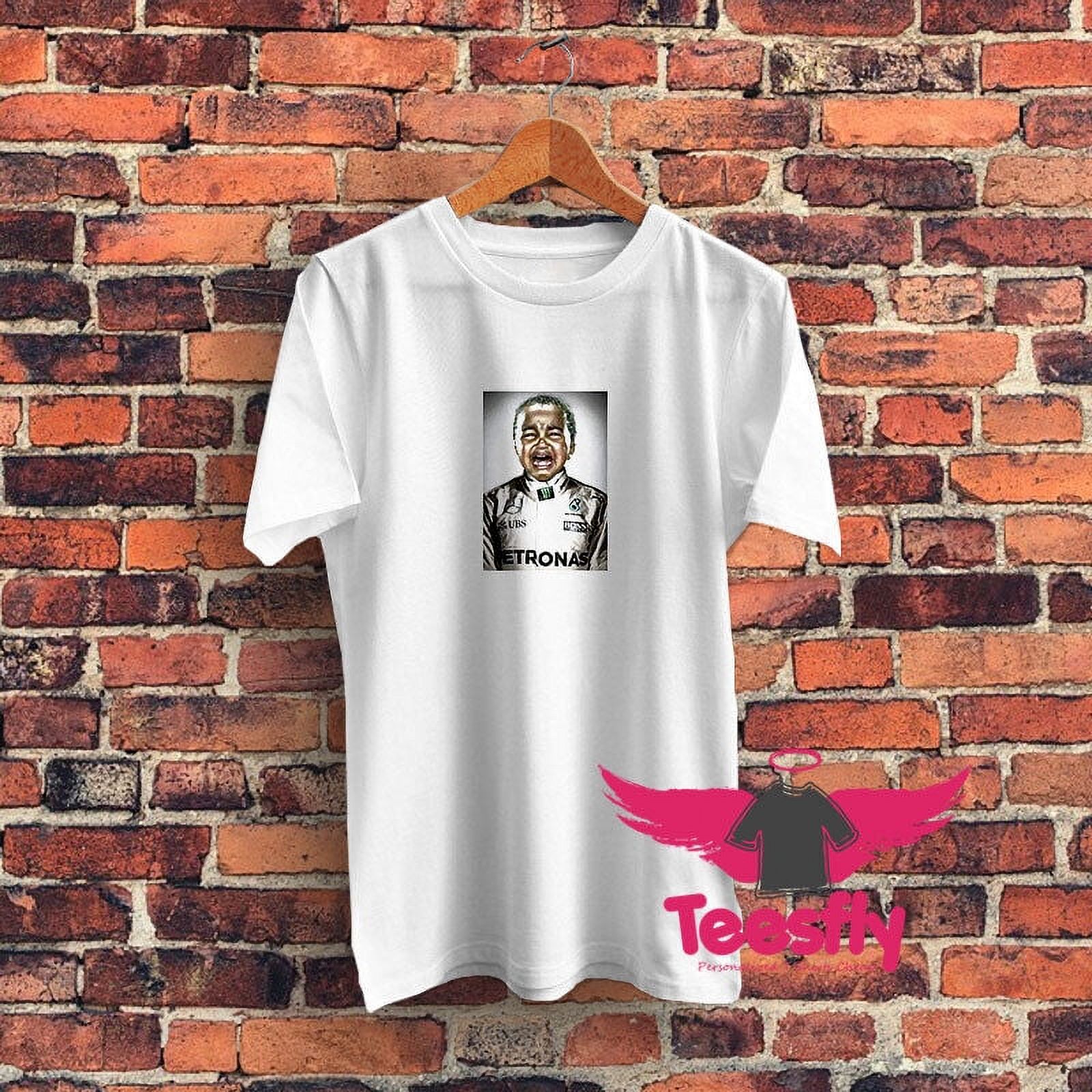 LEWIS HAMILTON CRY BABY MEME GRAPHIC T-SHIRT - Walmart.com