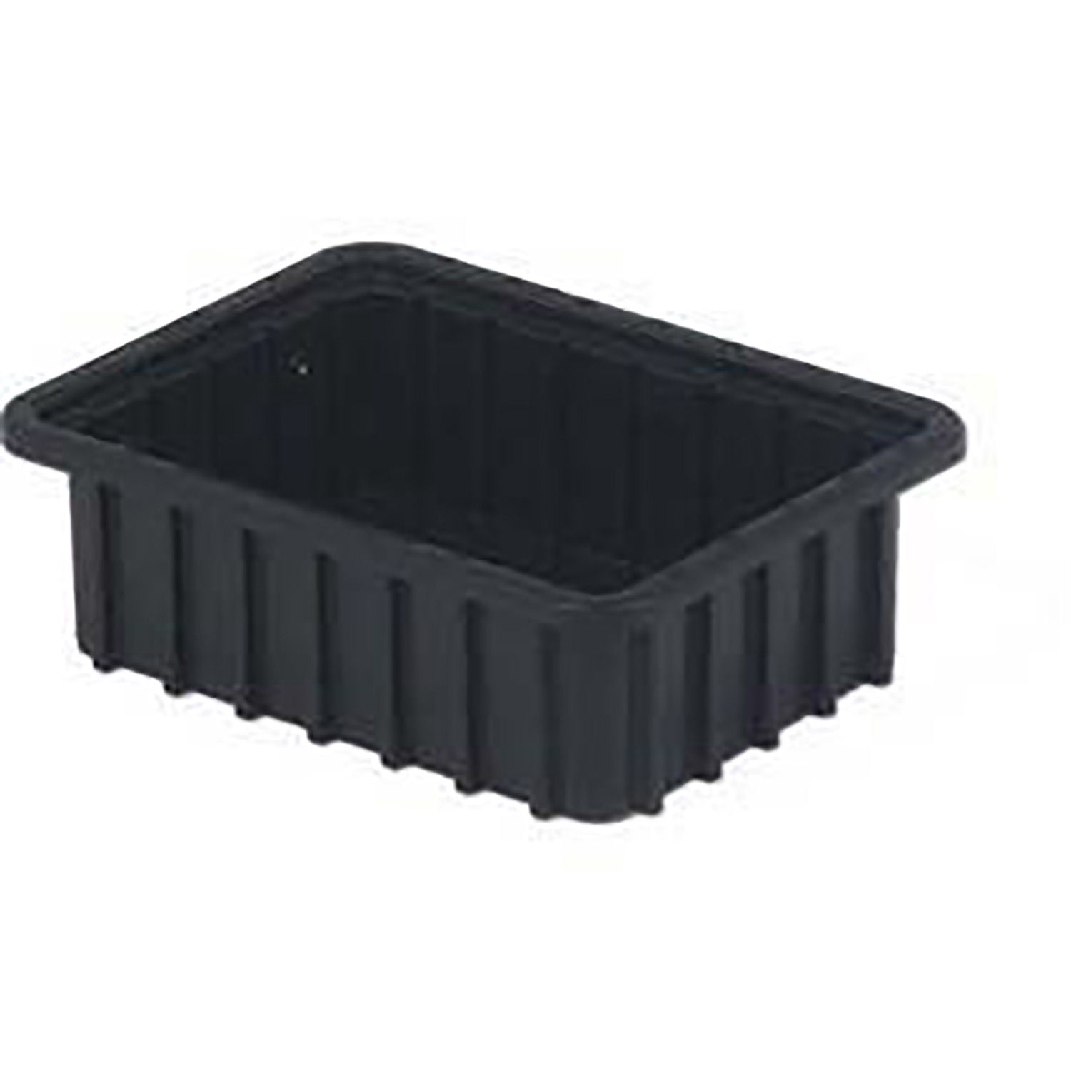 LEWISBins ESD-Safe Divider Box, 10-13/16"L x 8-5/16"W x 3-1/2"H, Lot of ...