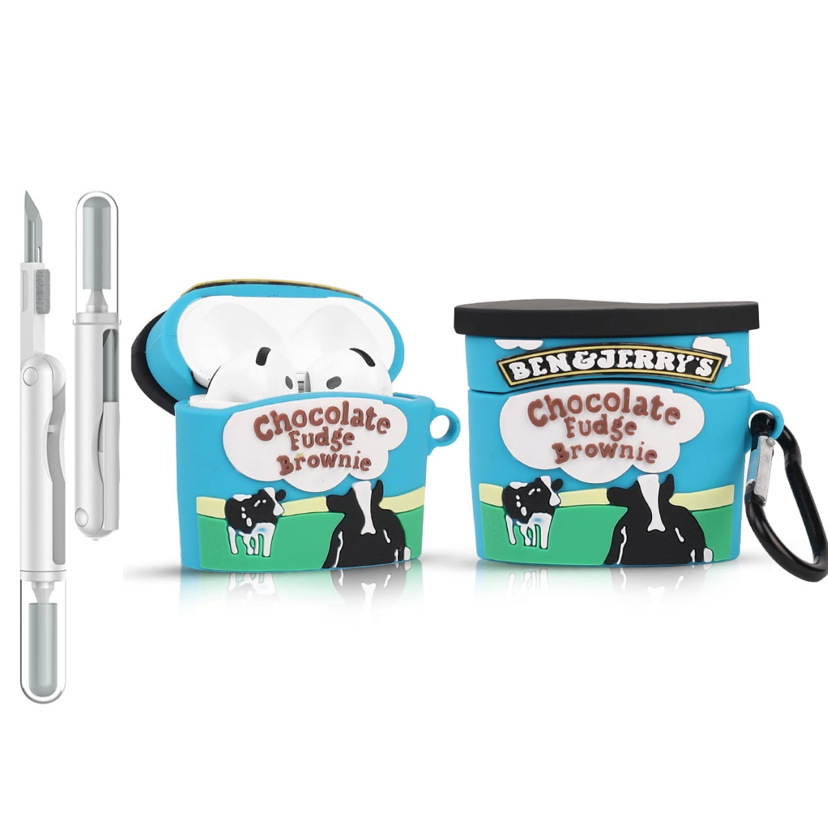 LEWOTE Compatible with Airpods 4 Generation Case Cute Cartoon Funny ...