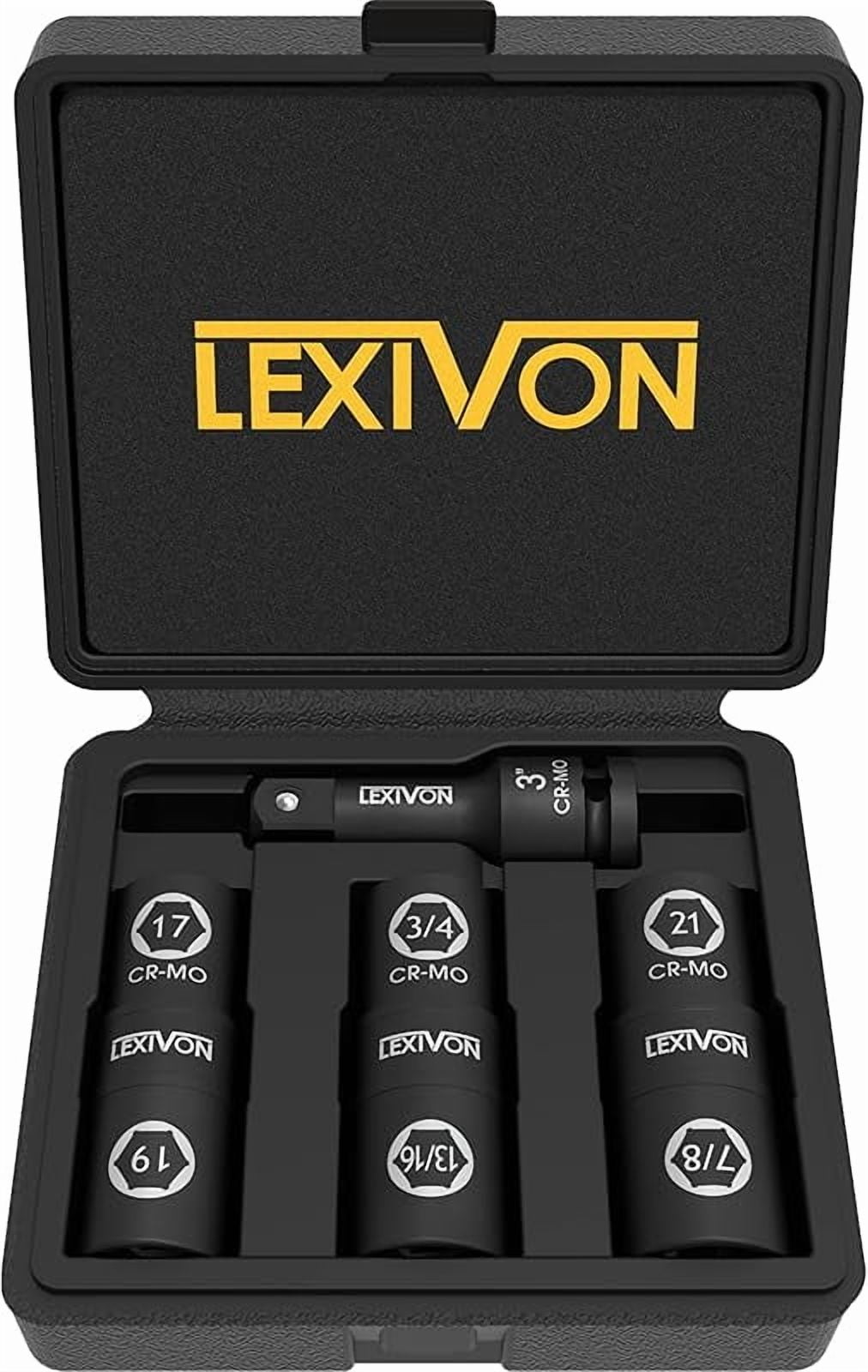 LEXIVON Master HEX Bit Socket Set, Premium S2 Alloy Steel | Complete 32 ...