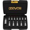 LEXIVON XZN Triple Square Spline Bit Socket Set, Extra Long 4-Inch | 10 ...