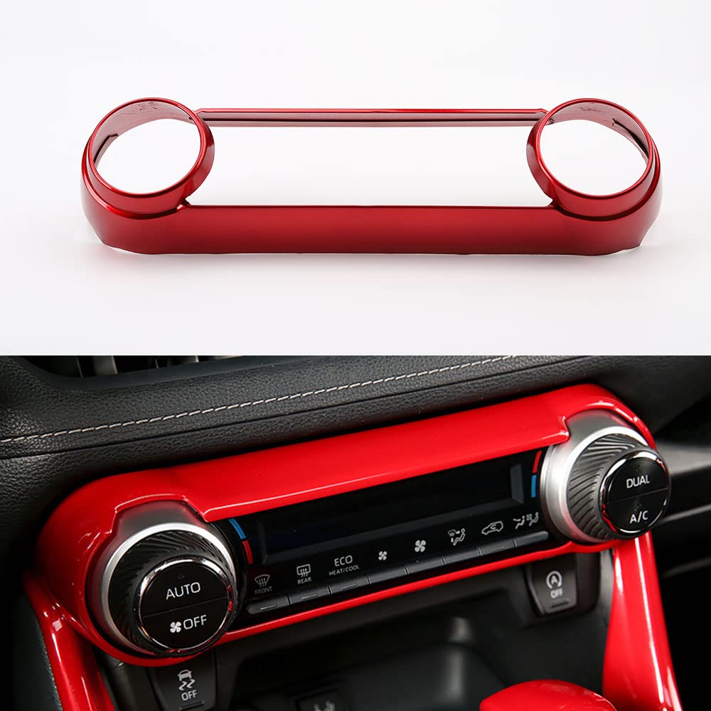 LEXLEY Red Style Air Conditioning Knob Climate Control Module Panel ...