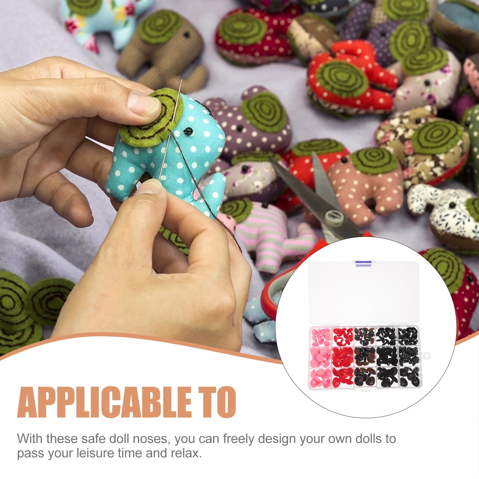 LEXSOMEO 1 Box Plastic Nose for Stuffed Animals Doll Animal Nose ...