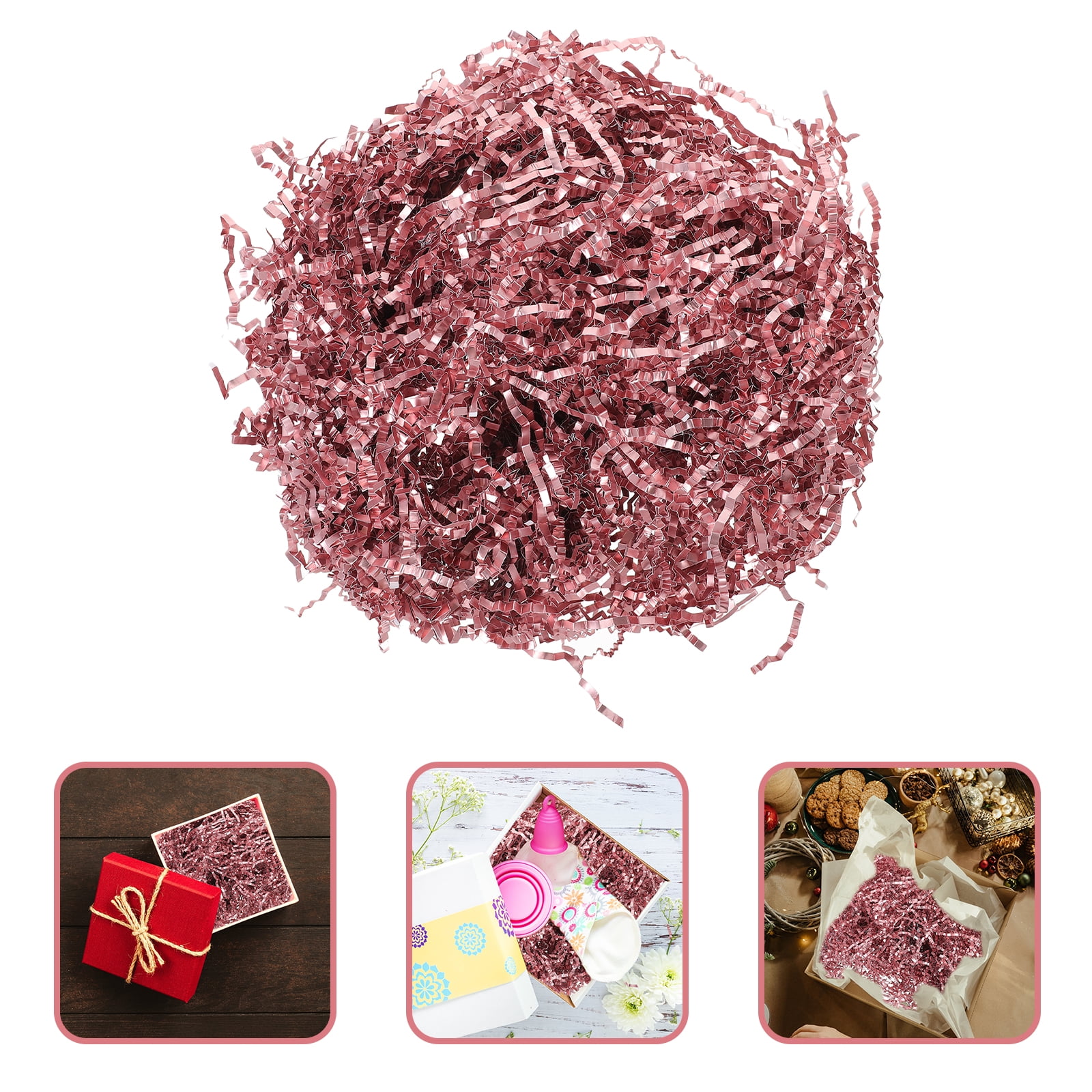 LEXSOMEO 1 Pack Shredded Paper Gift Box Basket Filler Gift Packing Box ...
