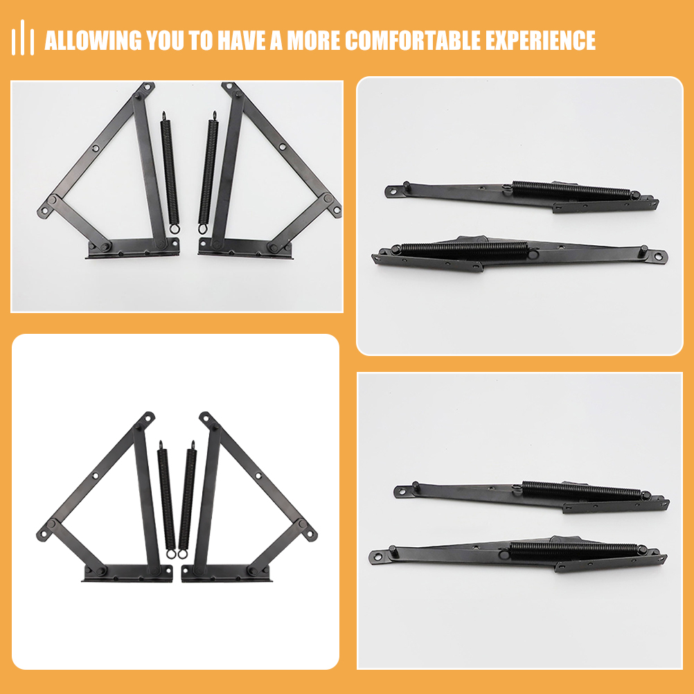 LEXSOMEO 1 Pair of Cabinet Door Hinge Folding Sofa Spring Hinge ...