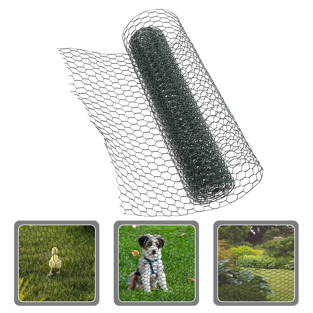 LEXSOMEO 1 Roll DIY Garden Wire Net Chicken Wire Fence Poultry Netting ...