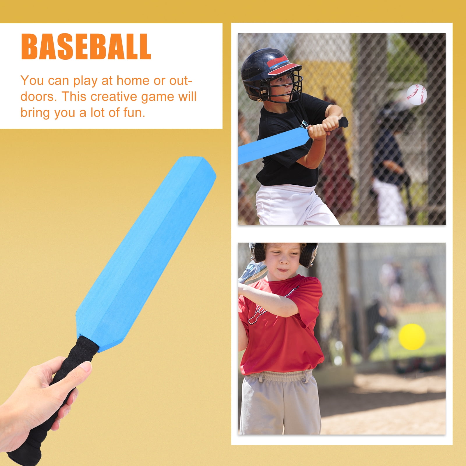 LEXSOMEO 1 Set Children Cricket Set Outdoor Cricket Bat Portable ...