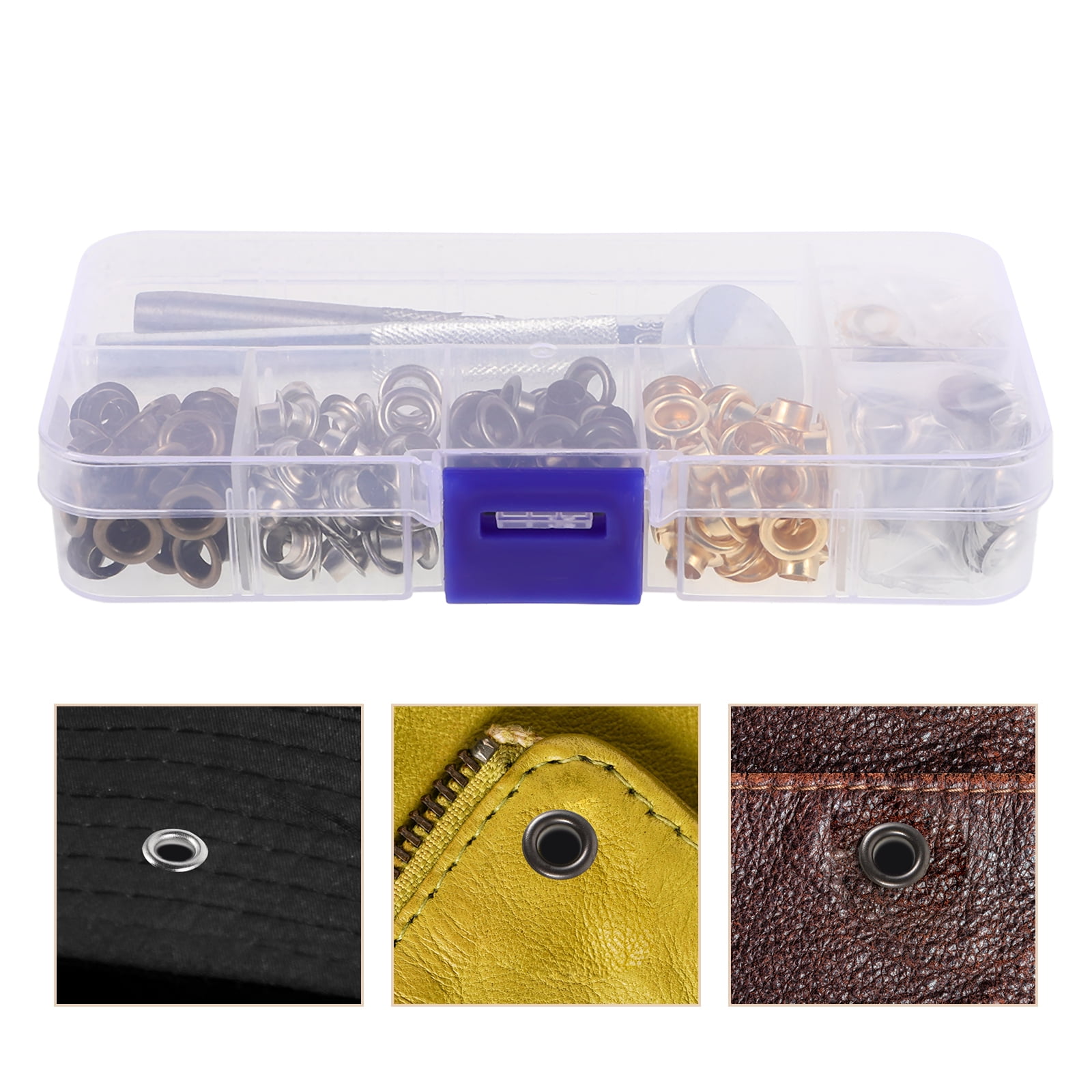 LEXSOMEO 1 Set Garment Grommets Eyelets For Leather Metal Eyelet ...