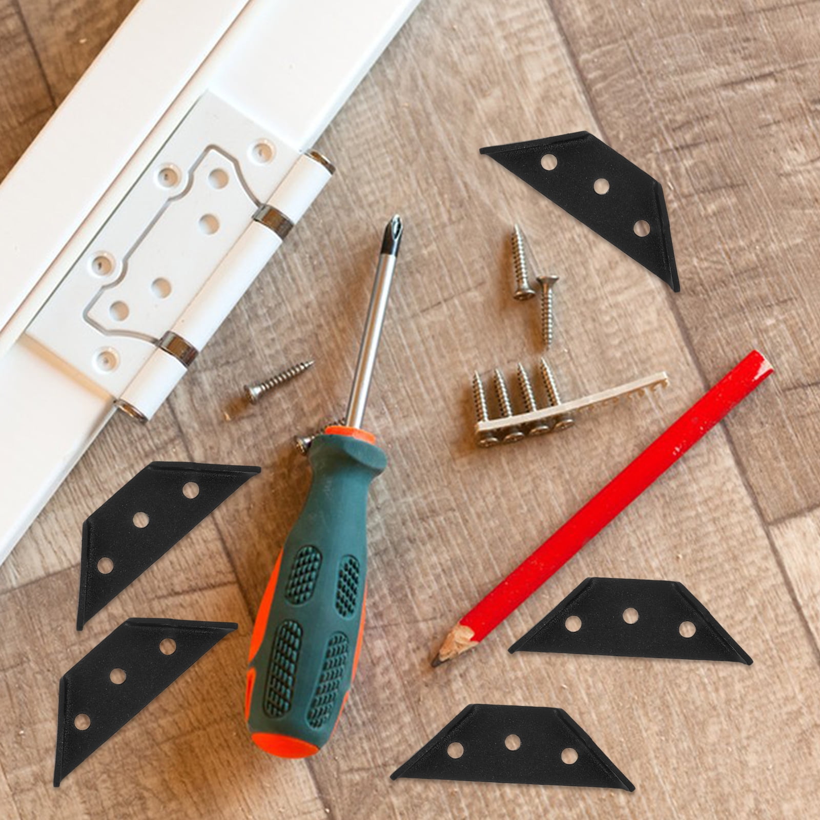 LEXSOMEO 1 Set Heavy Duty Shelf Bracket Corner Support Braces Cabinet ...