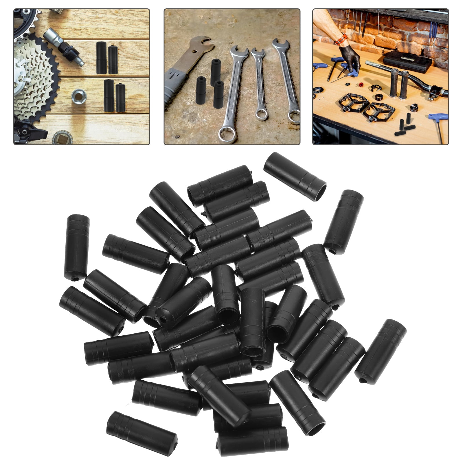 LEXSOMEO 1 Set of Bike Brake Gears Brake Cable End Caps Bike Tails Caps ...