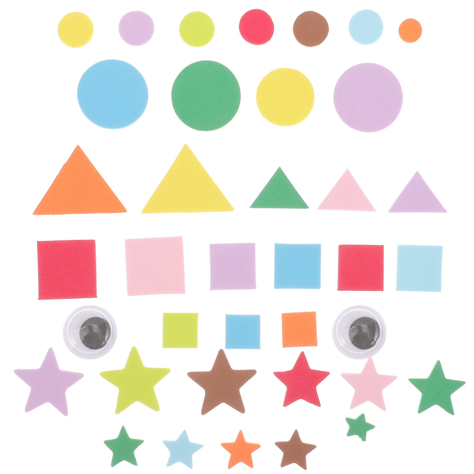 LEXSOMEO 1 Set of Geometric Shape Stickers Self-adhesive Stickers DIY ...