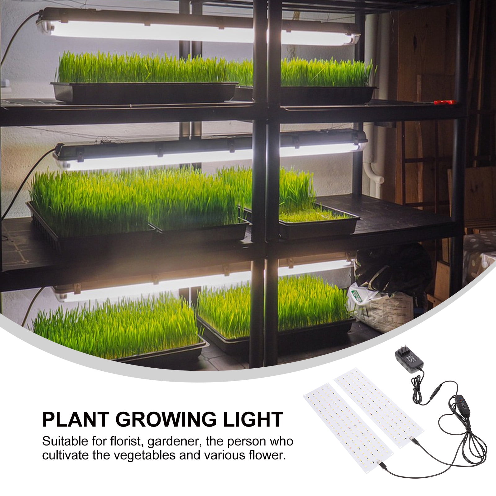 LEXSOMEO 1 Set of Grow Light for Indoor Plants Led Plant Lamp Full ...