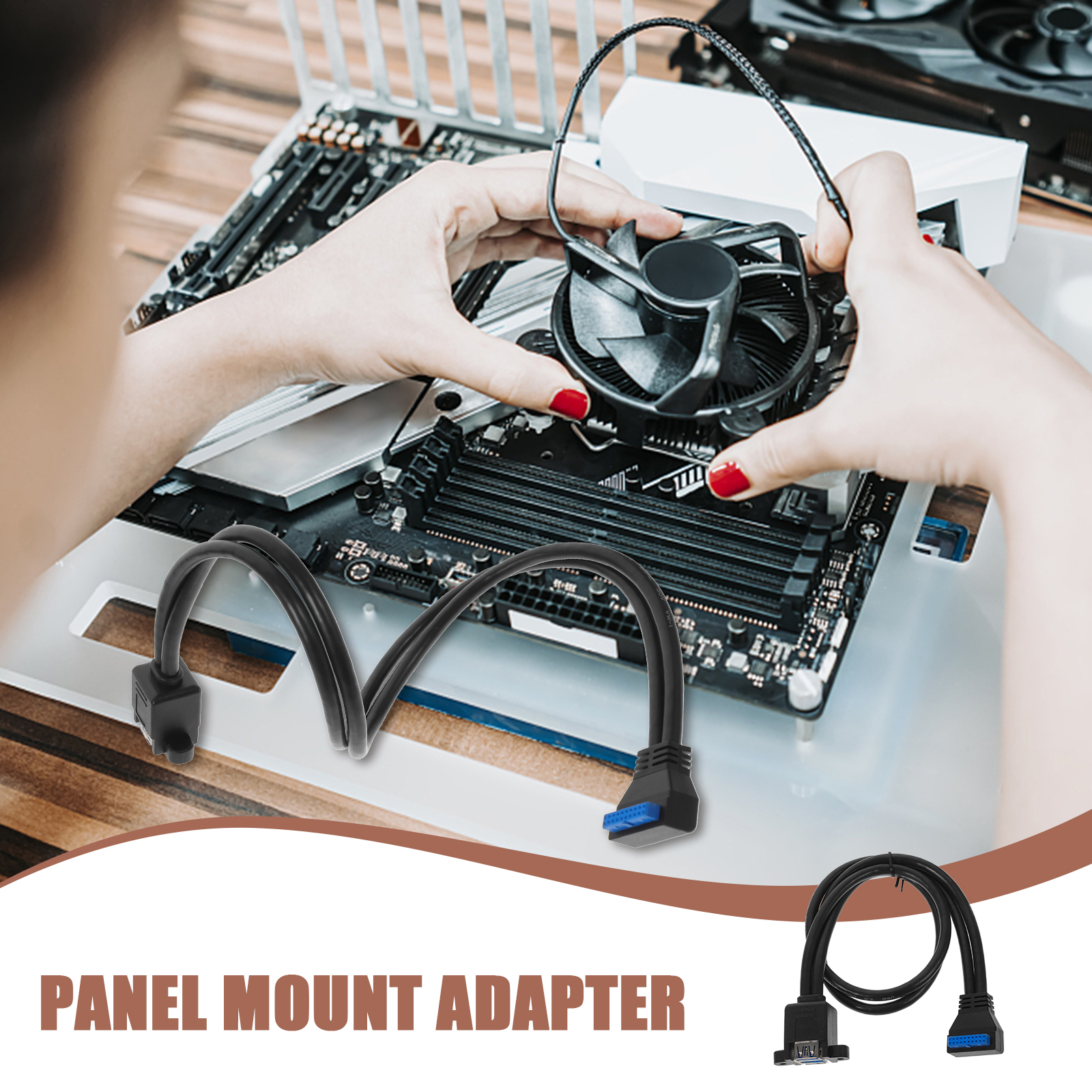 LEXSOMEO 1 Set of Motherboard Panel Extension Cable Header Connection ...