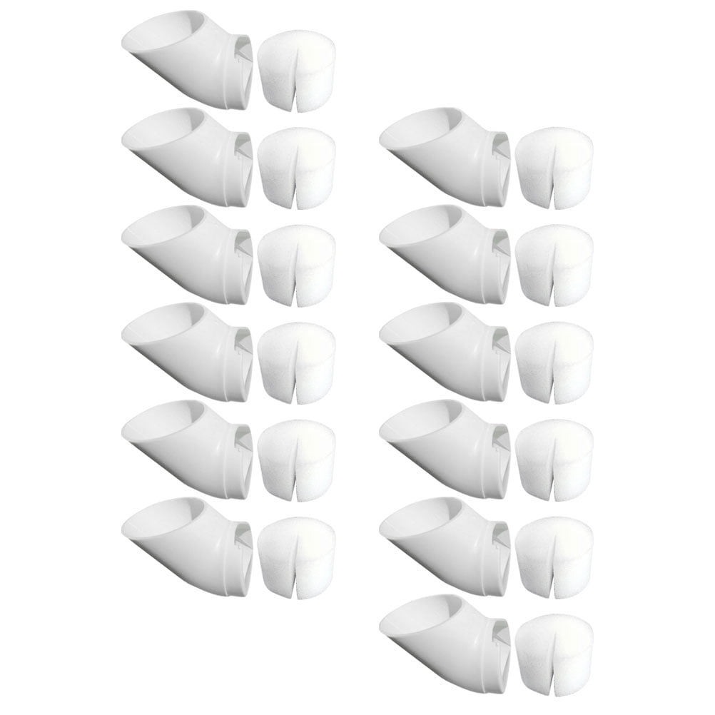 RENACLIPY White Plastic Hydroponic Cups Set for Indoor Gardening and ...