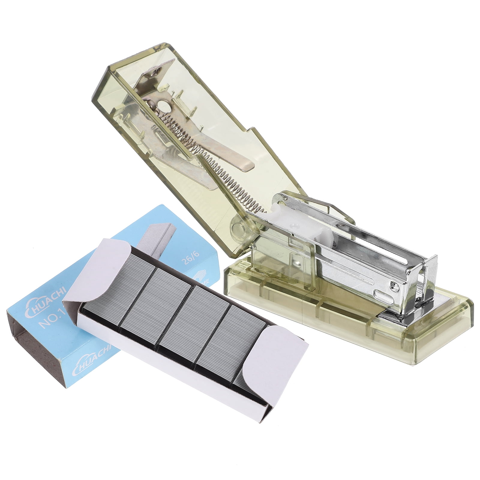 LEXSOMEO 1 Set of Plastic Clear Stapler Fashion Stapler Portable Hand ...