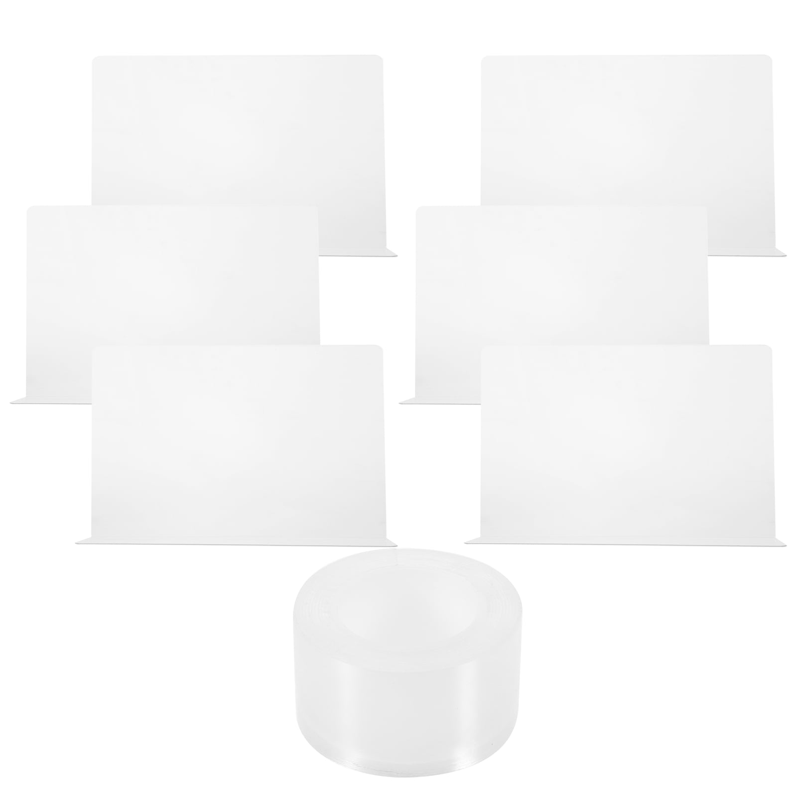 LEXSOMEO 1 Set of Shelf Dividers Clear Plastic Tall Cabinet Shelf ...