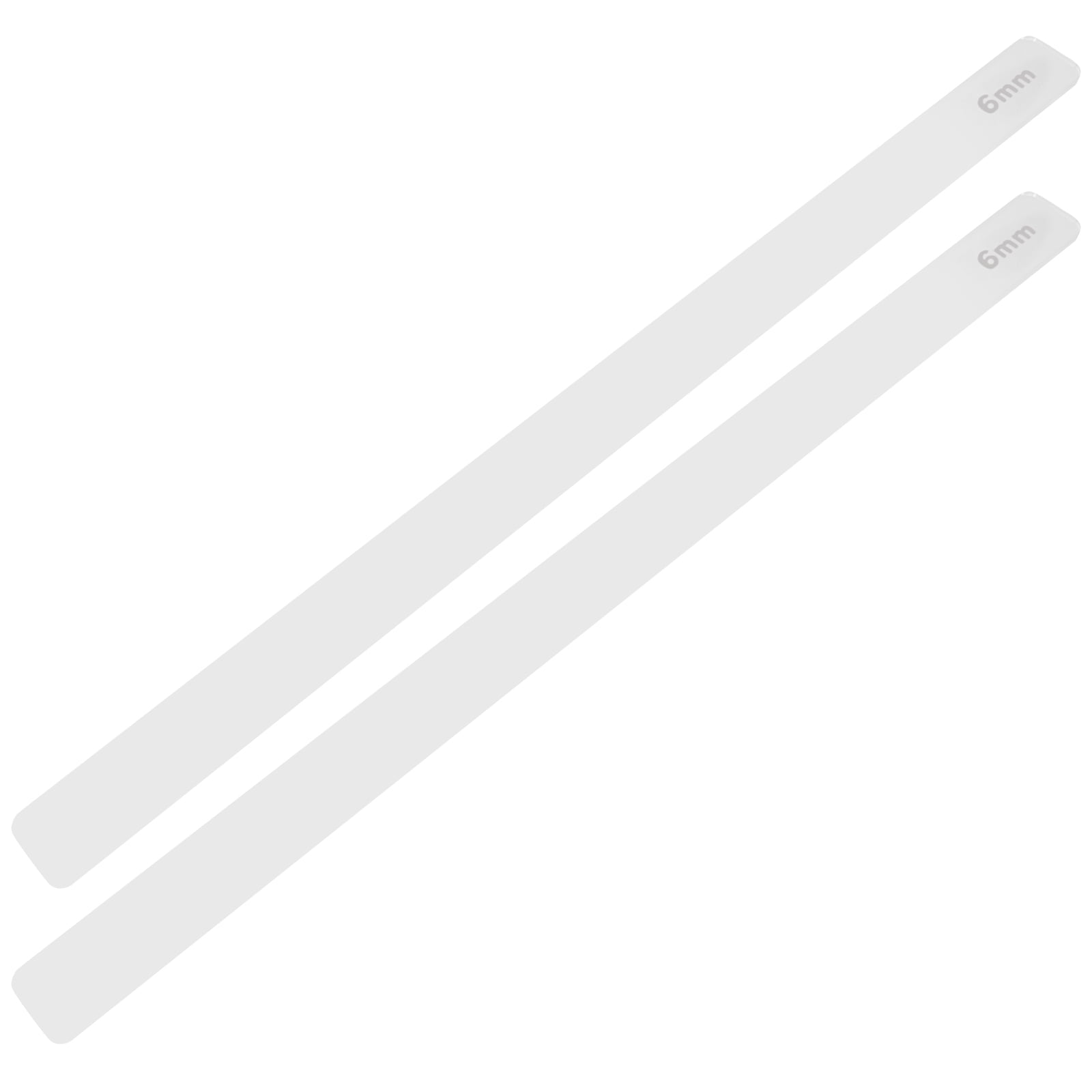 RENACLIPY 1Pair Transparent Acrylic Baking Ruler for Dough Thickness ...