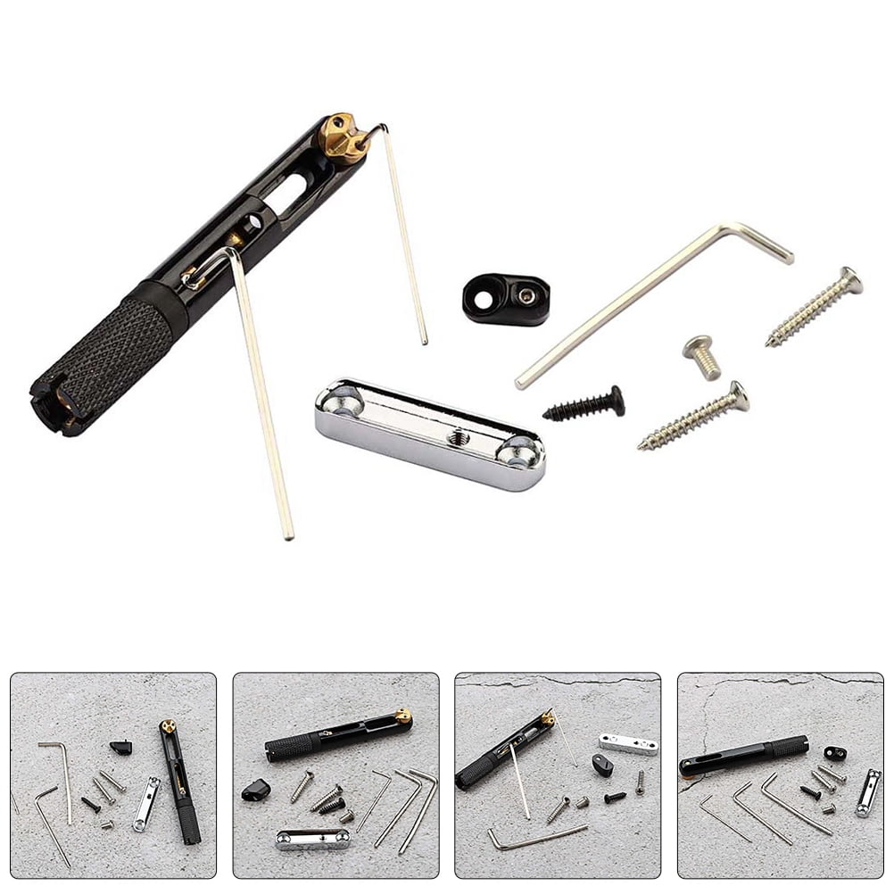 LEXSOMEO 1 set of Single Headless Bar Bridge Kit Guitar Bass ...