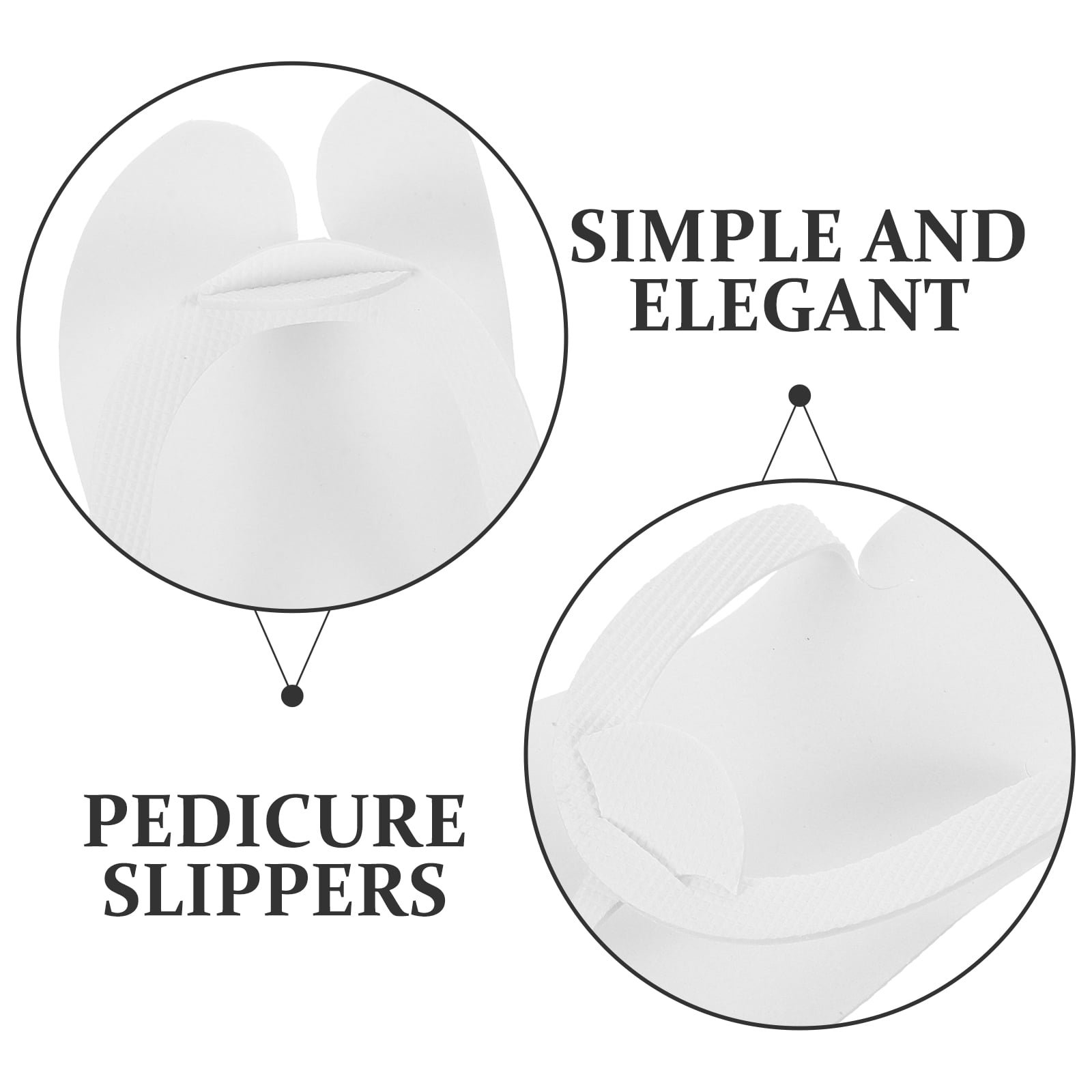 LEXSOMEO 10 Pairs Disposable Pedicure Slippers Spa Slippers Salon ...