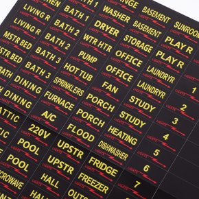 Circuit Panel Labels