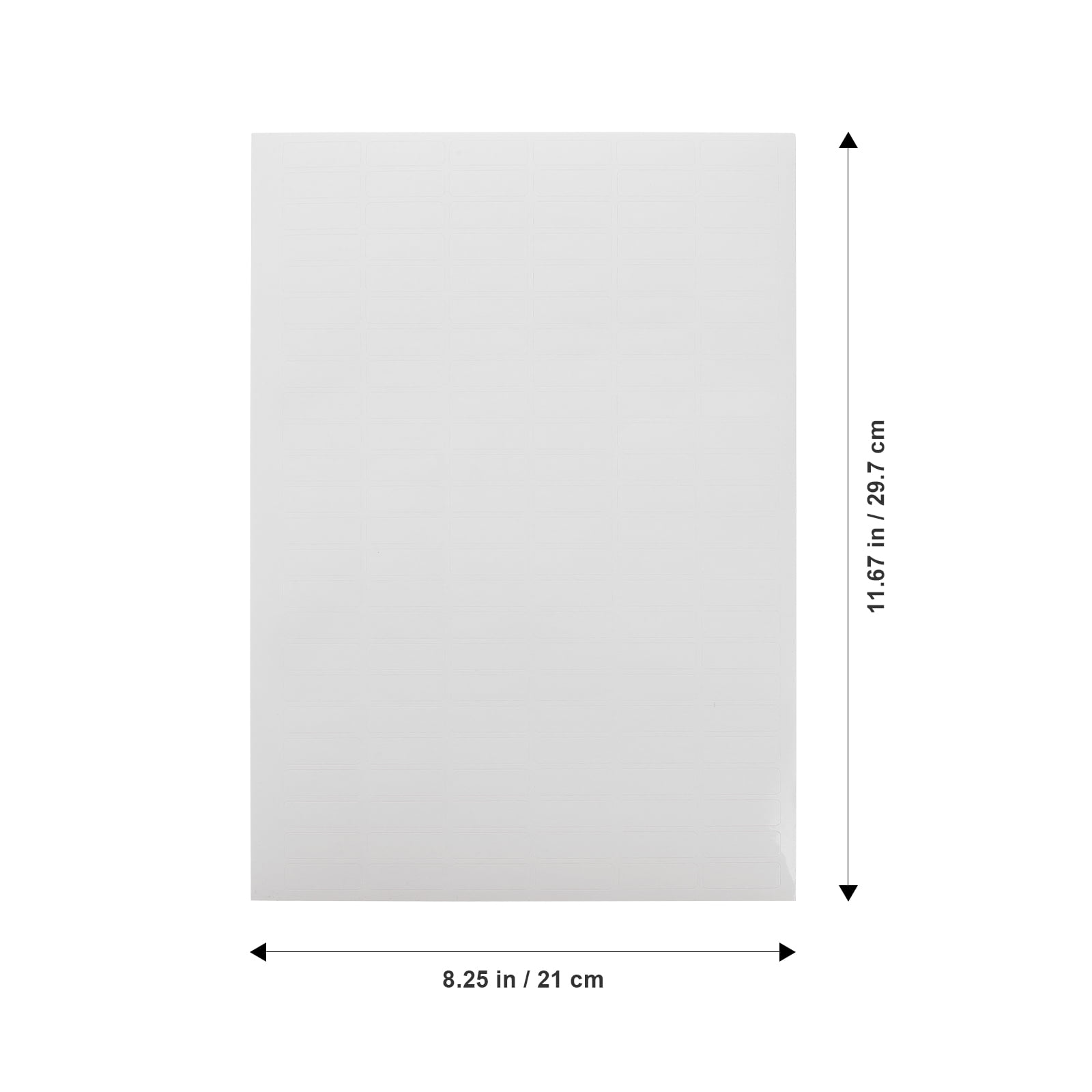LEXSOMEO 100 Sheets Printable Blank Sticker Labels Sticker Paper for ...