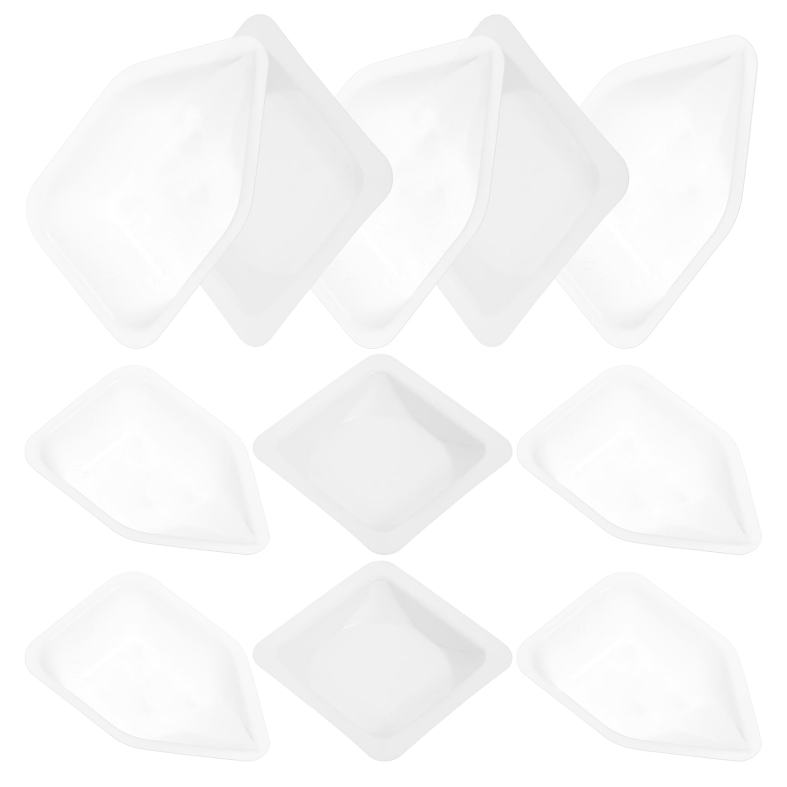 Plastic Weighing Boats with Chamfered Edges 100 pcs Laboratory Powder ...