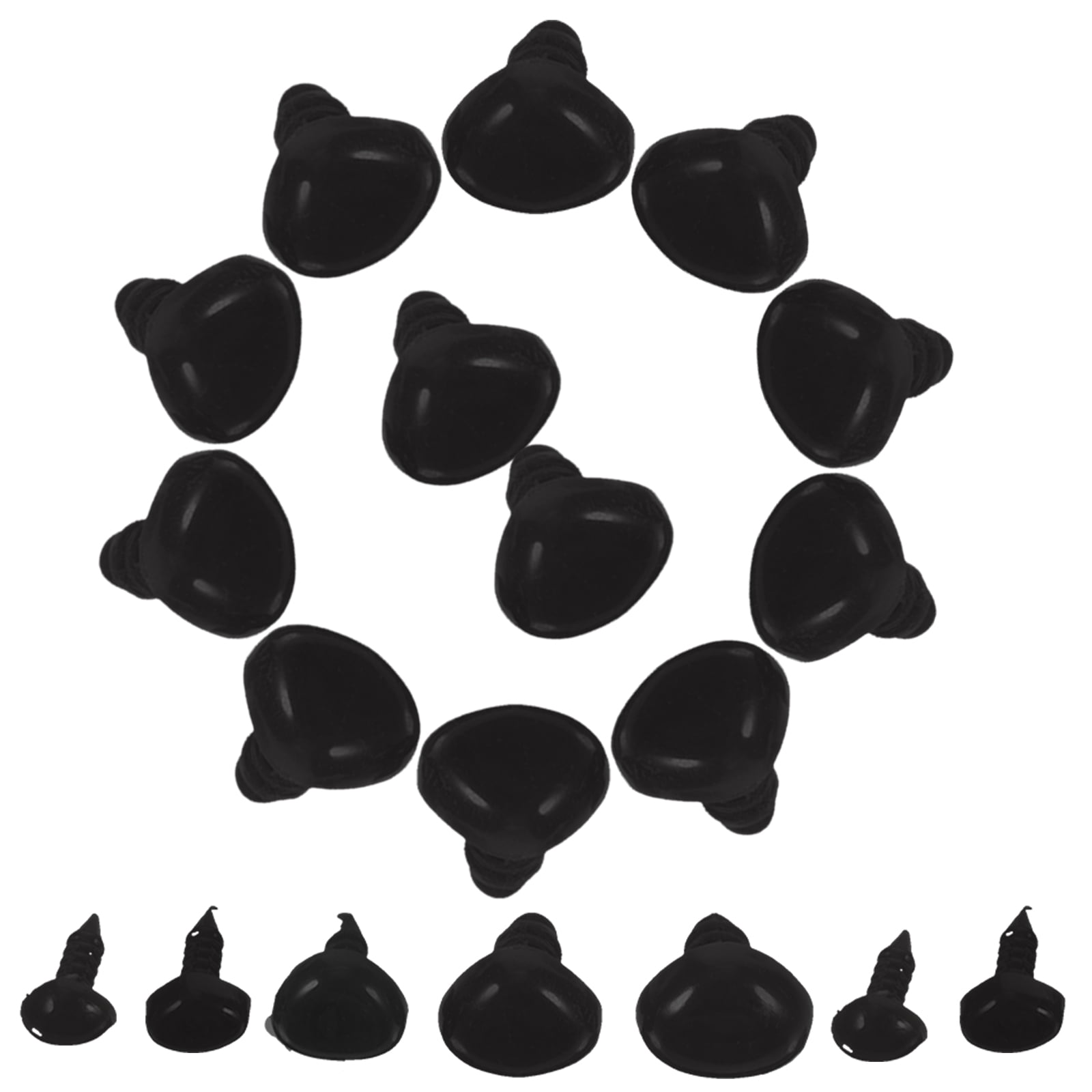 LEXSOMEO 100Pcs Stuffed Doll Safety Nose Crafting Nose Fake Crafting ...