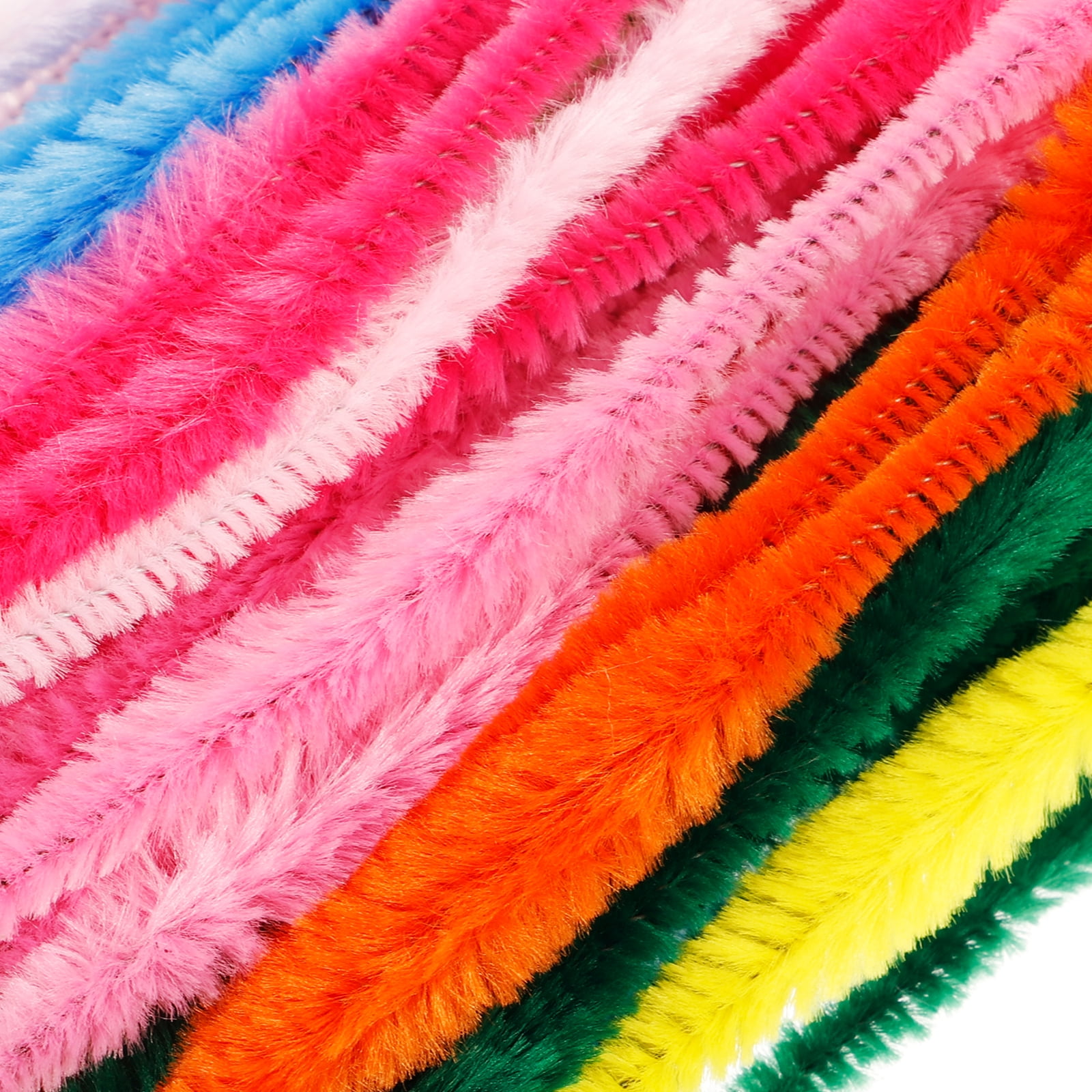 LEXSOMEO 100pcs DIY Twisted Sticks Material Chenille Stems Twisting ...