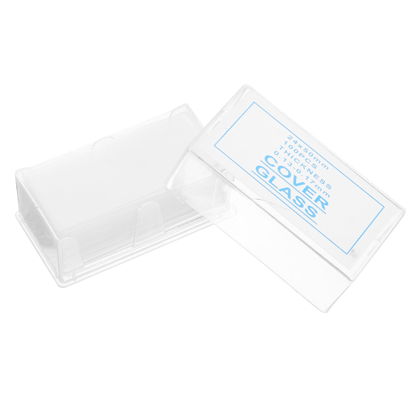 LEXSOMEO 100pcs Glass Microscope Slides Aquatic Specimens Microscope ...