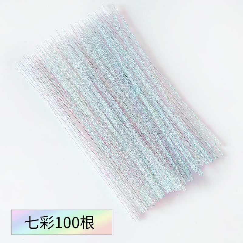 RENACLIPY Metallic Pipe Cleaners Tinsel Multi Color Easy to Fix for ...