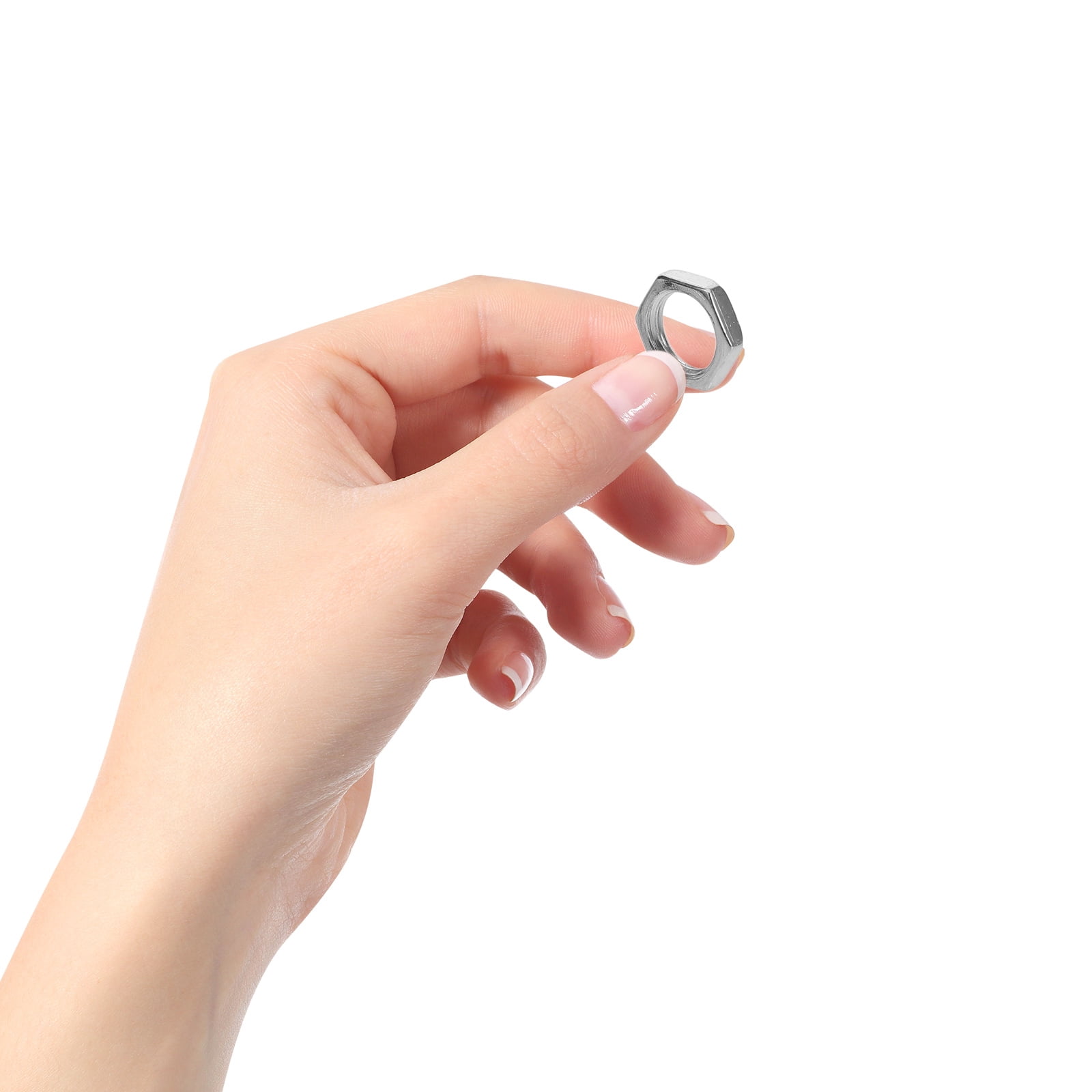 LEXSOMEO 100pcs Steel Hex Nut Lamp Locknut Lamp Fastener Nut Diy Repair ...