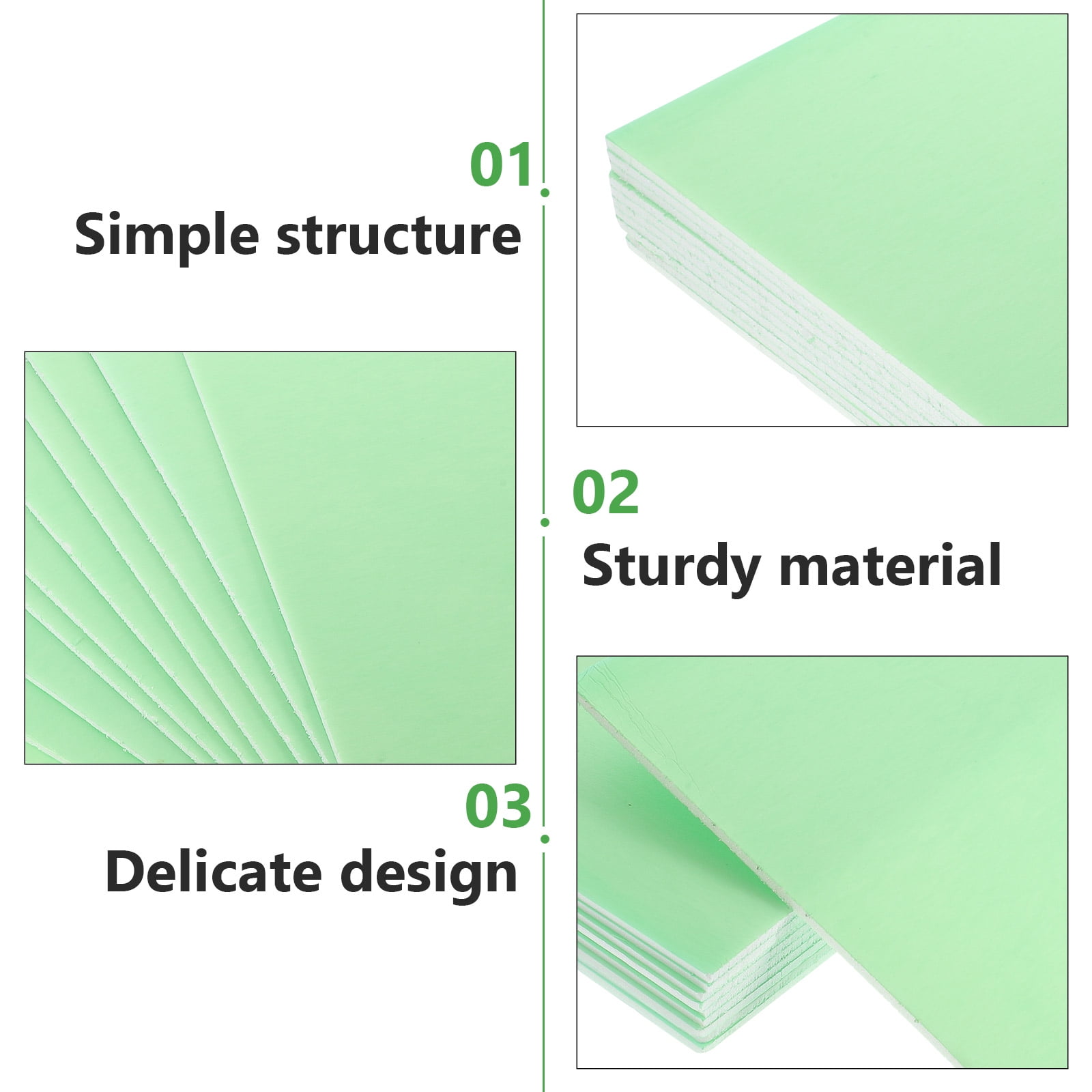 LEXSOMEO 10Pcs Foam Poster Board Large Foam Board Foam Board Blank Foam ...