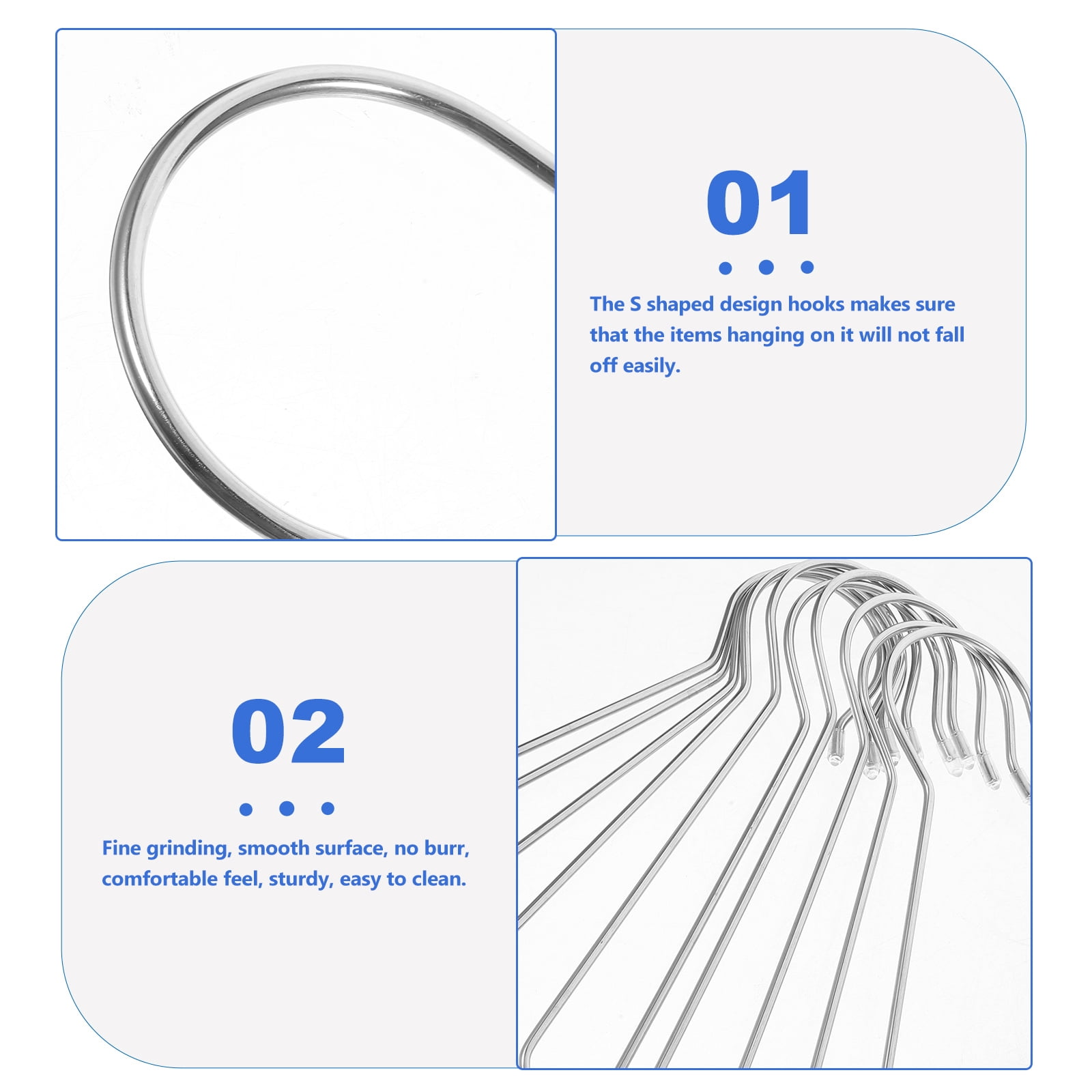 LEXSOMEO 10Pcs Planter Hook Garden Hook Tree Branch Hook Lantern Hook ...
