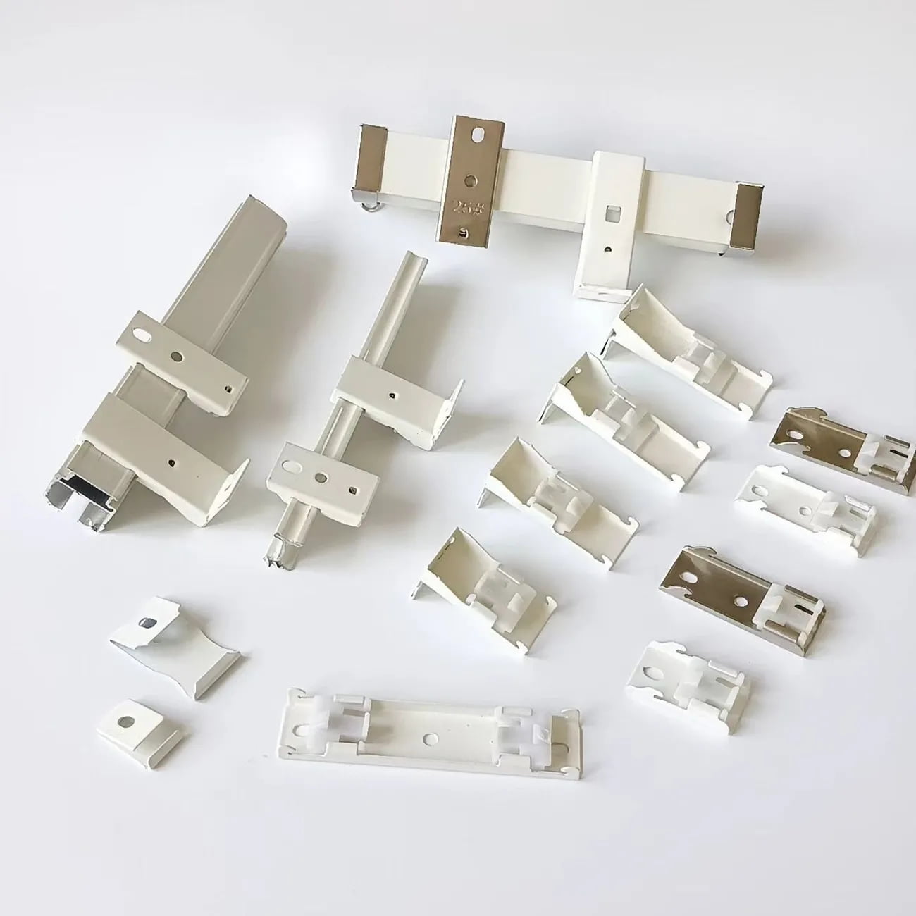 LEXSOMEO 10pcs Ceiling Curtain Track Brackets Wall Mount Curtain ...