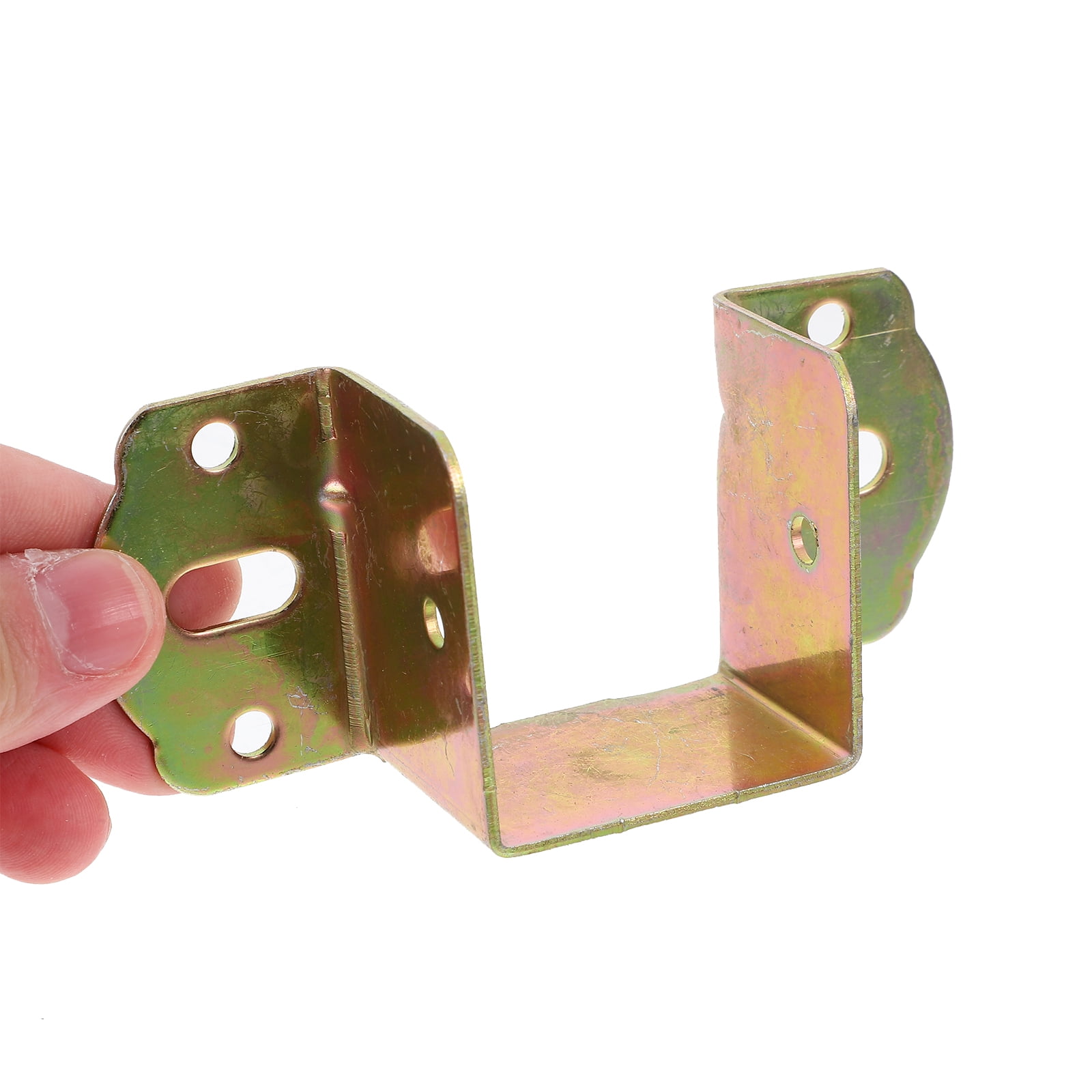 LEXSOMEO 10pcs Fence Bracket Galvanized Iron Brackets Wood Rail Support ...