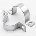 LEXSOMEO 10pcs Heavy Duty Galvanized Pipe Clamp U-Shaped Bracket For Wall Mounting Round Tube ...