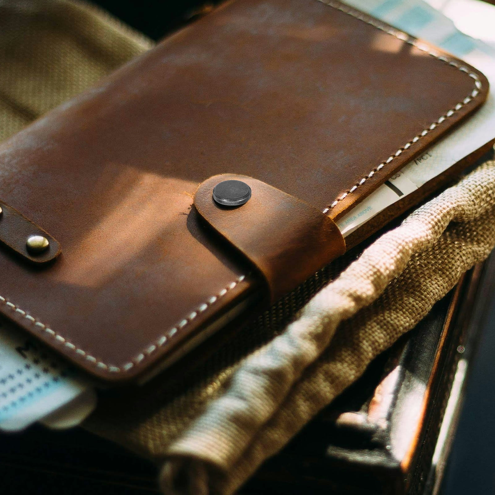 LEXSOMEO 10pcs Leather Rivet Fastening Kit Flat Rivets for Scrapbooking ...