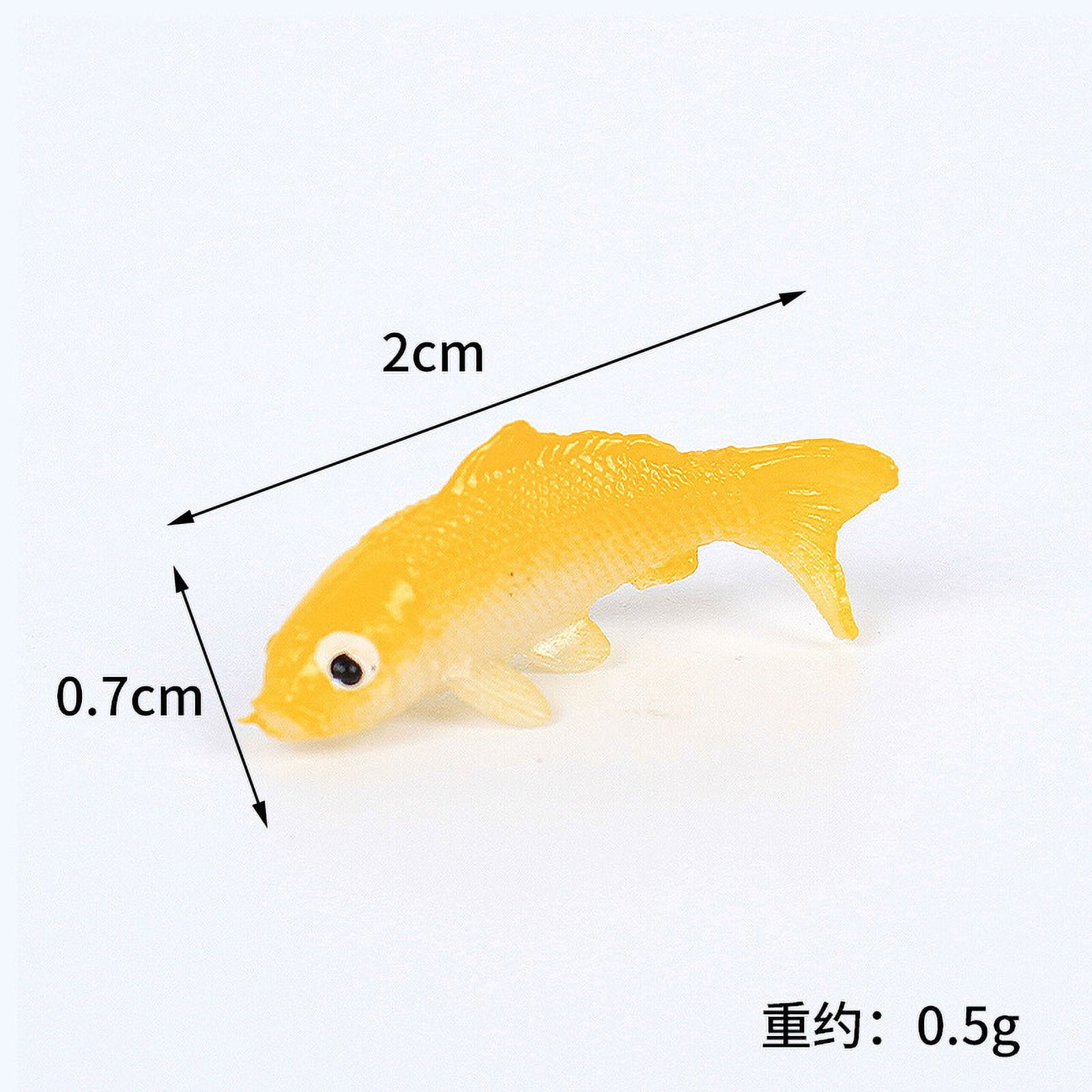 LEXSOMEO 10pcs Miniature Koi Fish Tiny Fish Figures For Diy Fish Tank ...