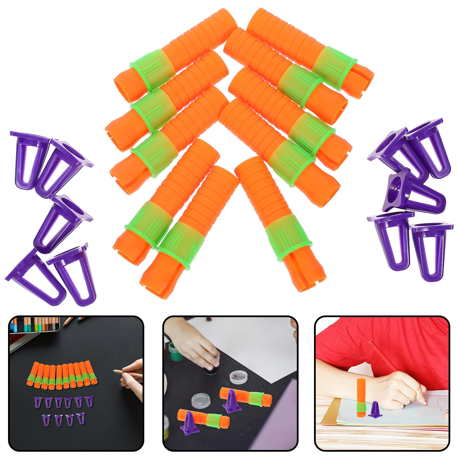 LEXSOMEO 10pcs Oil Pastel Extender Crayon Extender Twistable Crayon ...