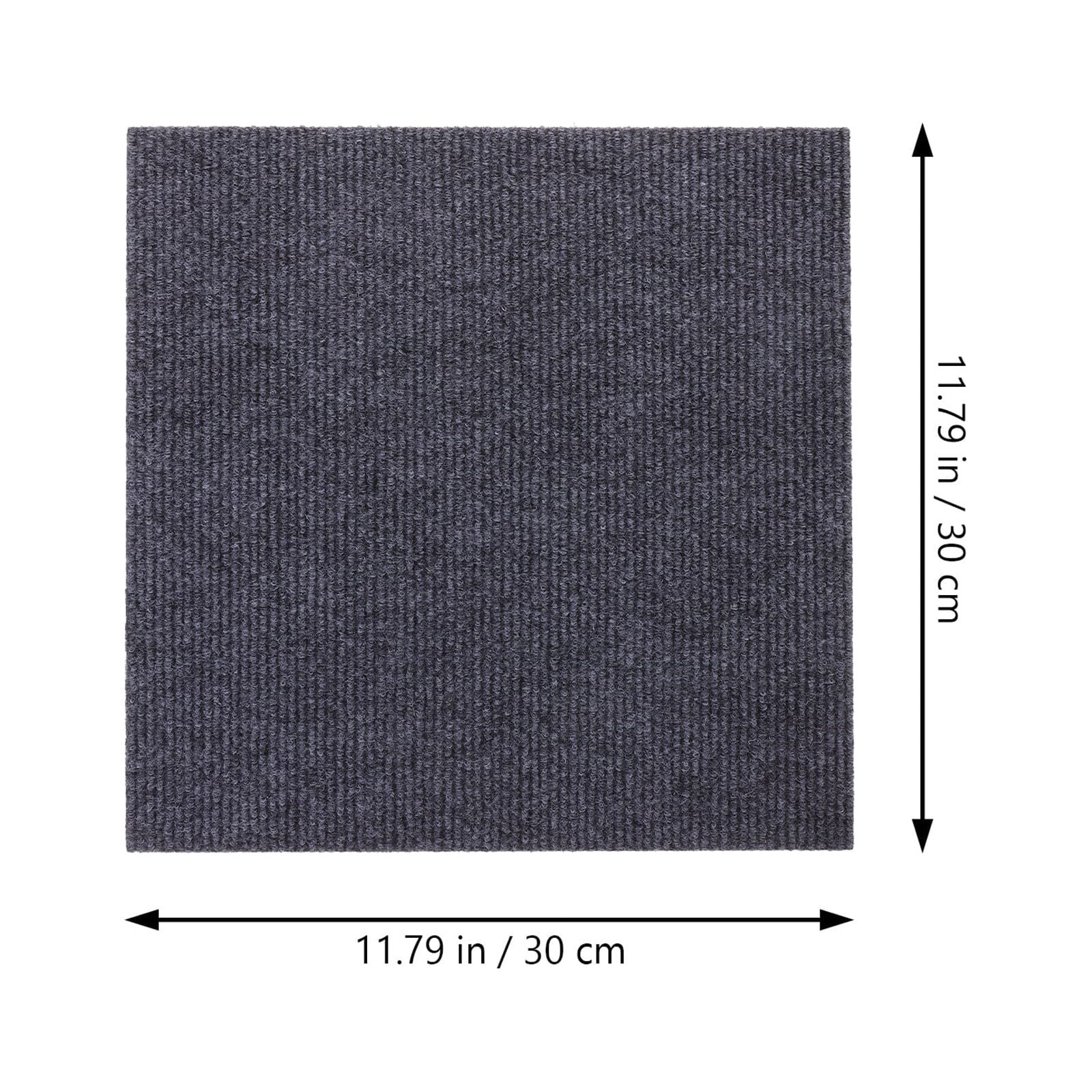 RENACLIPY Removable Floor Tile Decals Dark Grey Easy to Clean 10Pcs ...