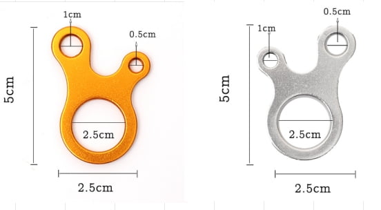 LEXSOMEO 10pcs Tent Cord Tensioner Rope Adjuster Guyline Cord Adjuster ...